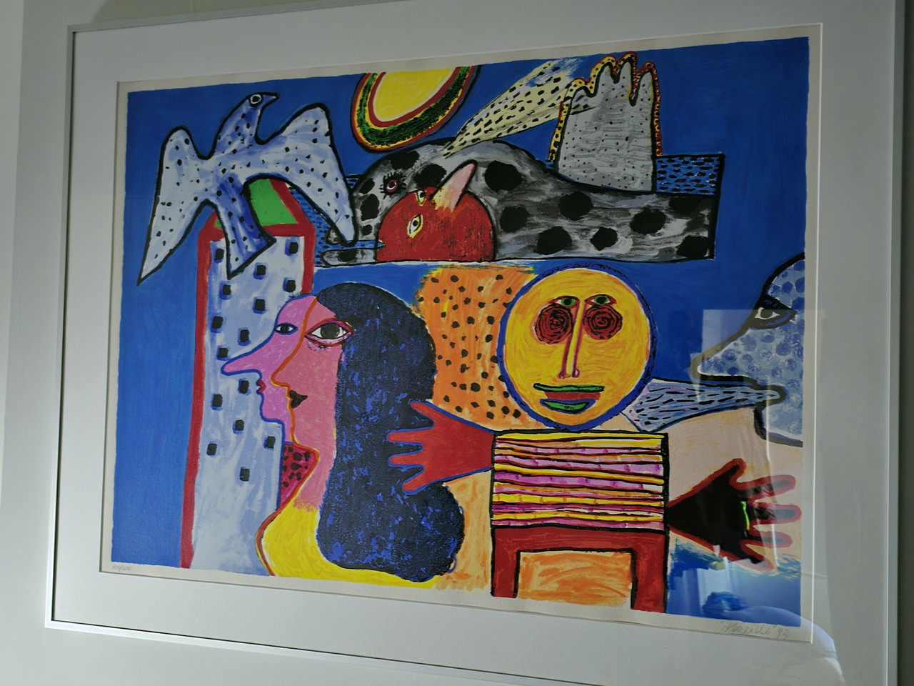 Corneille - Merry Colorful Large Work 1993 | €800 | Whoppah