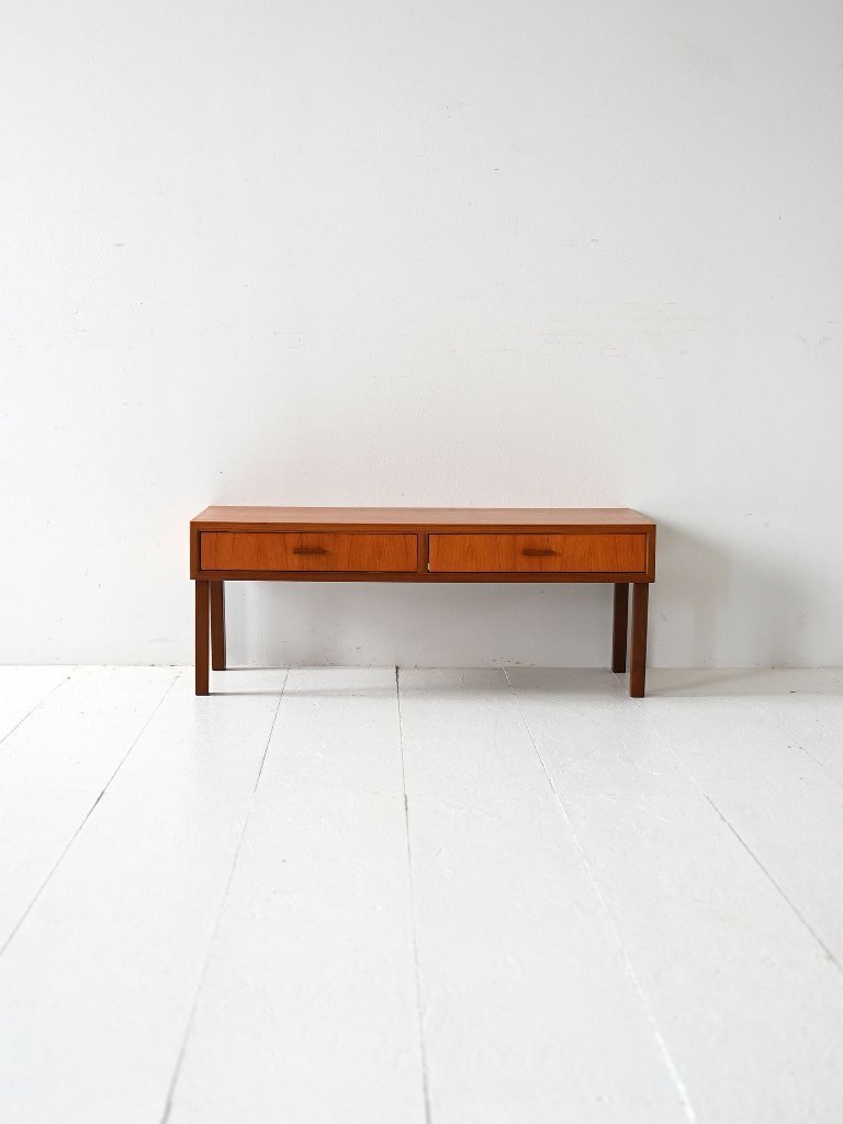 Scandinavian low teak entry cabinet, 1960s | €700 | Whoppah