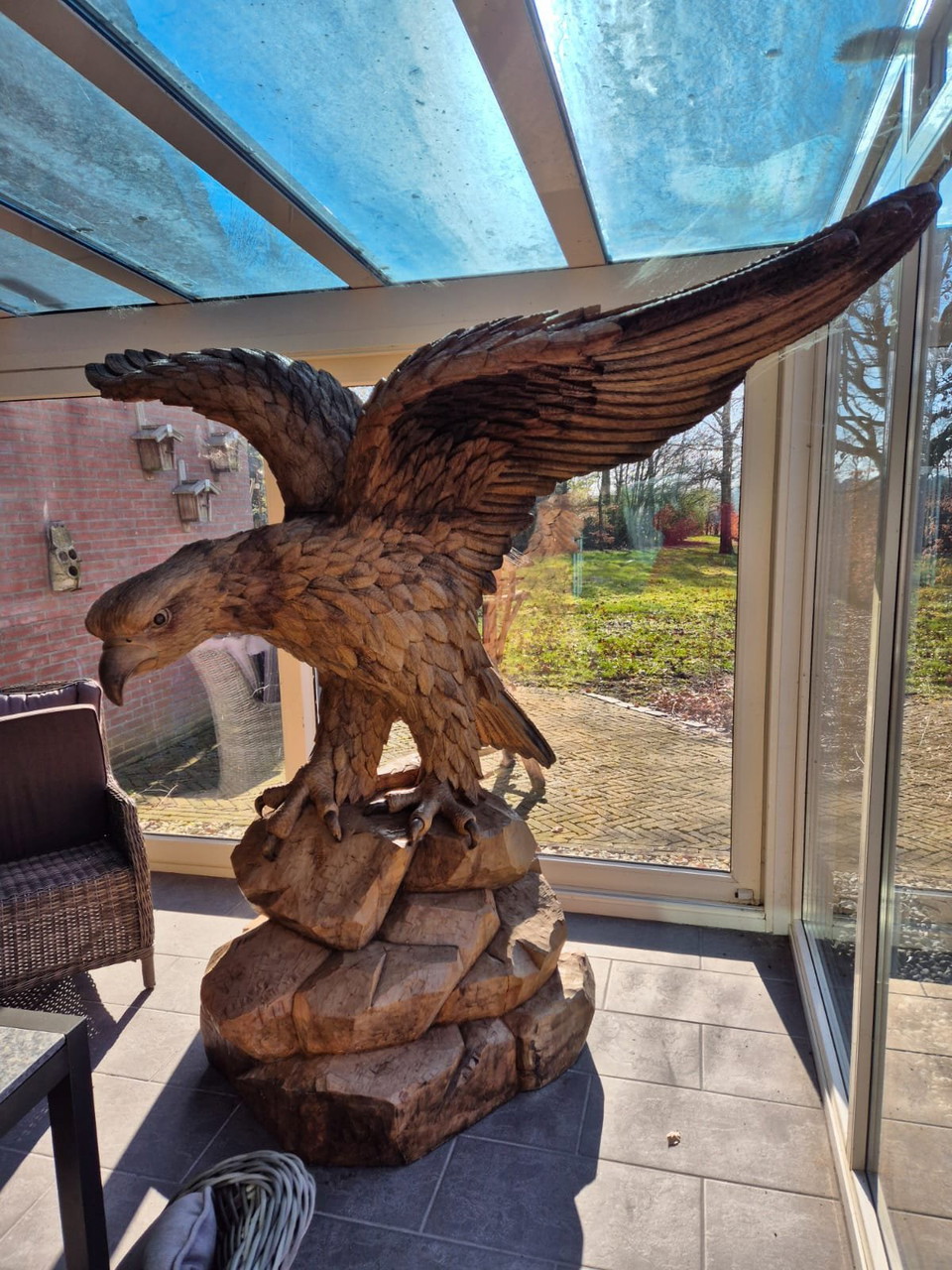 Holz geschnitzt Adler / Holzskulptur | €12,000 | Whoppah