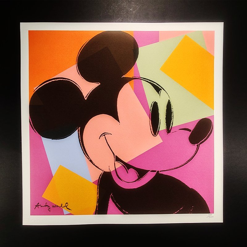 1980S Andy Warhol "Mickey Mouse" Lithographie en édition limitée par Cmoa. | €520 | Whoppah