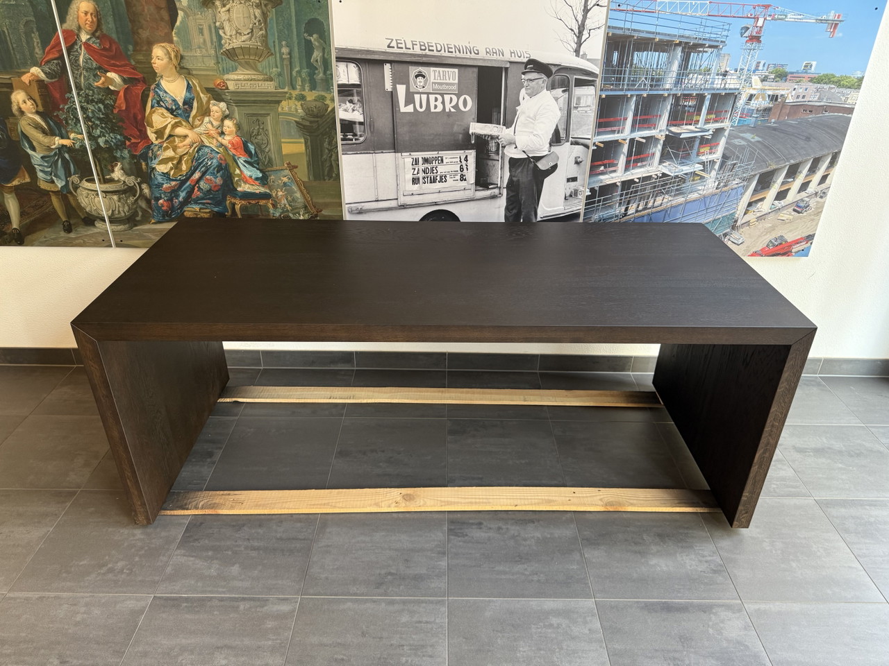 Bureau Hostede Raanhuis 210 x 90 x 78 cm donkerbruin hout | €2,500 ...