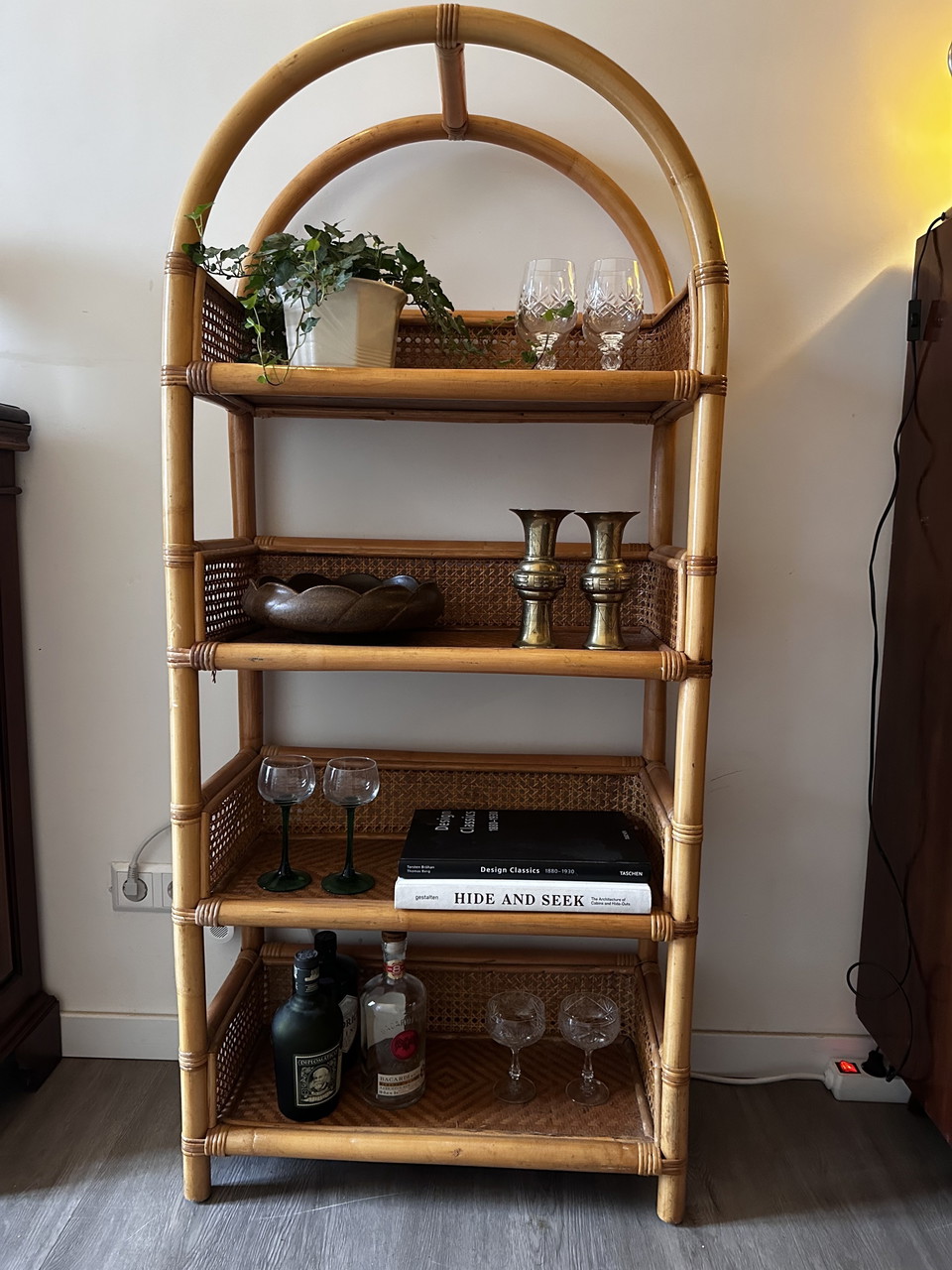 Rattan Vintage Bow Cabinet | €99 | Whoppah