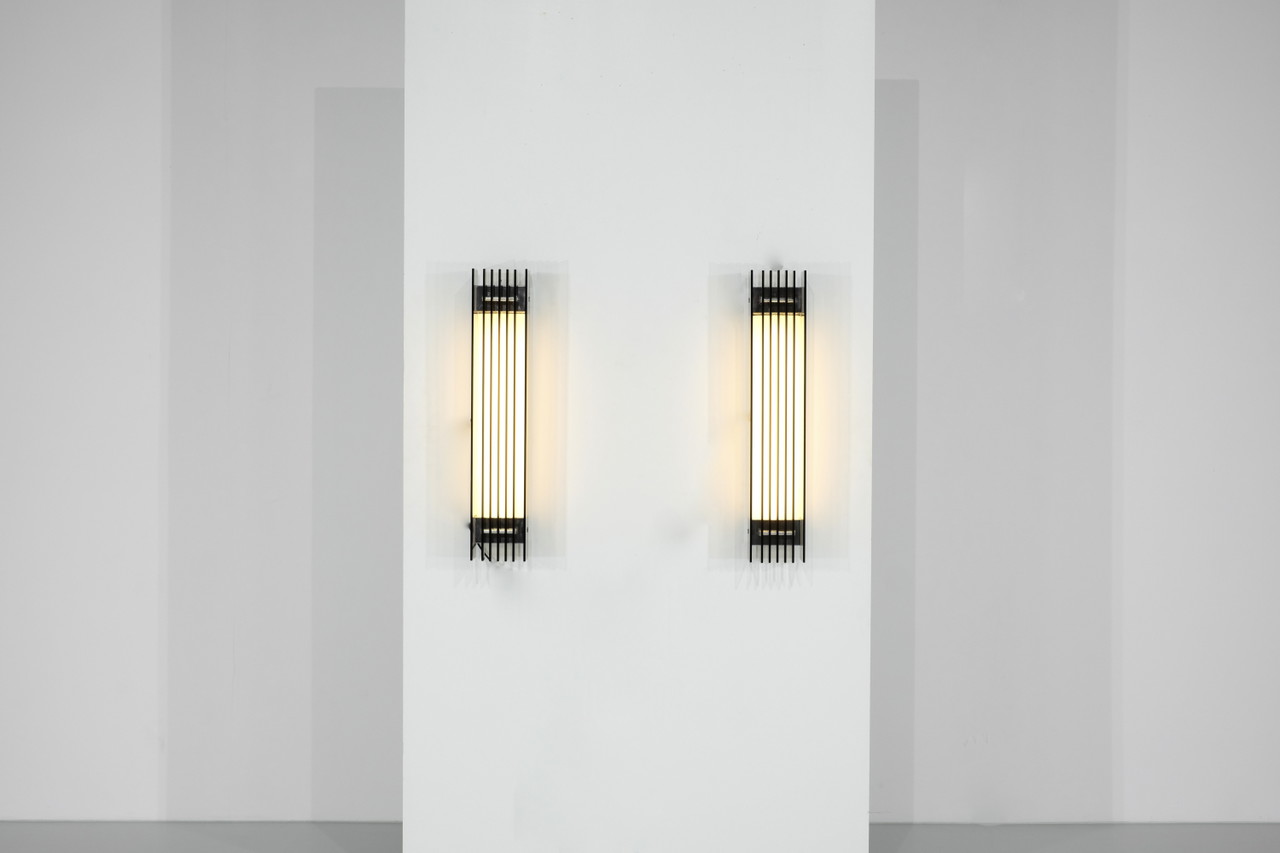 Two Glass Wall Lights For Fab , Italy 1970S. | €1,650 | Whoppah