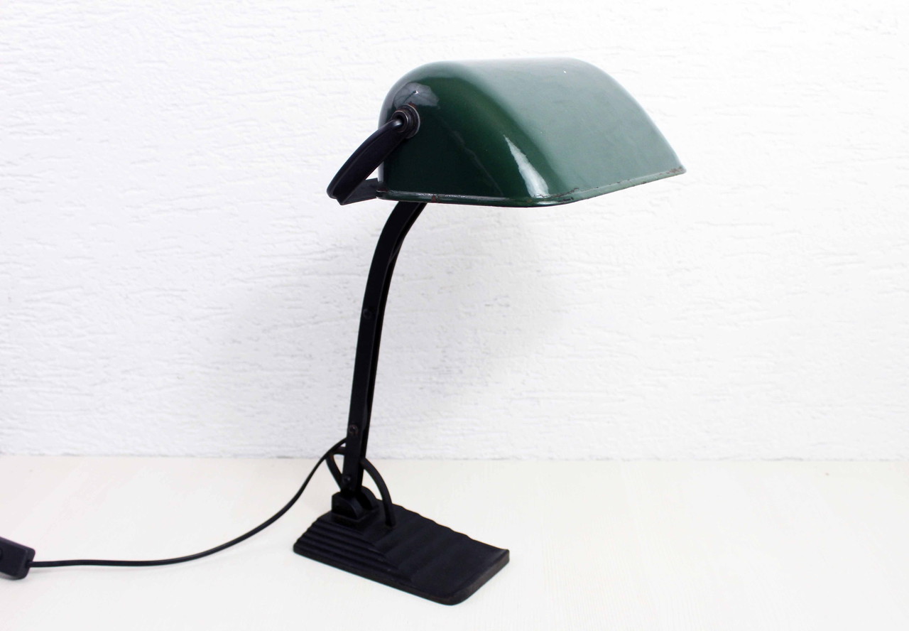 Art Deco Schreibtischlampe, Bank Lampe 1930 | €235 | Whoppah