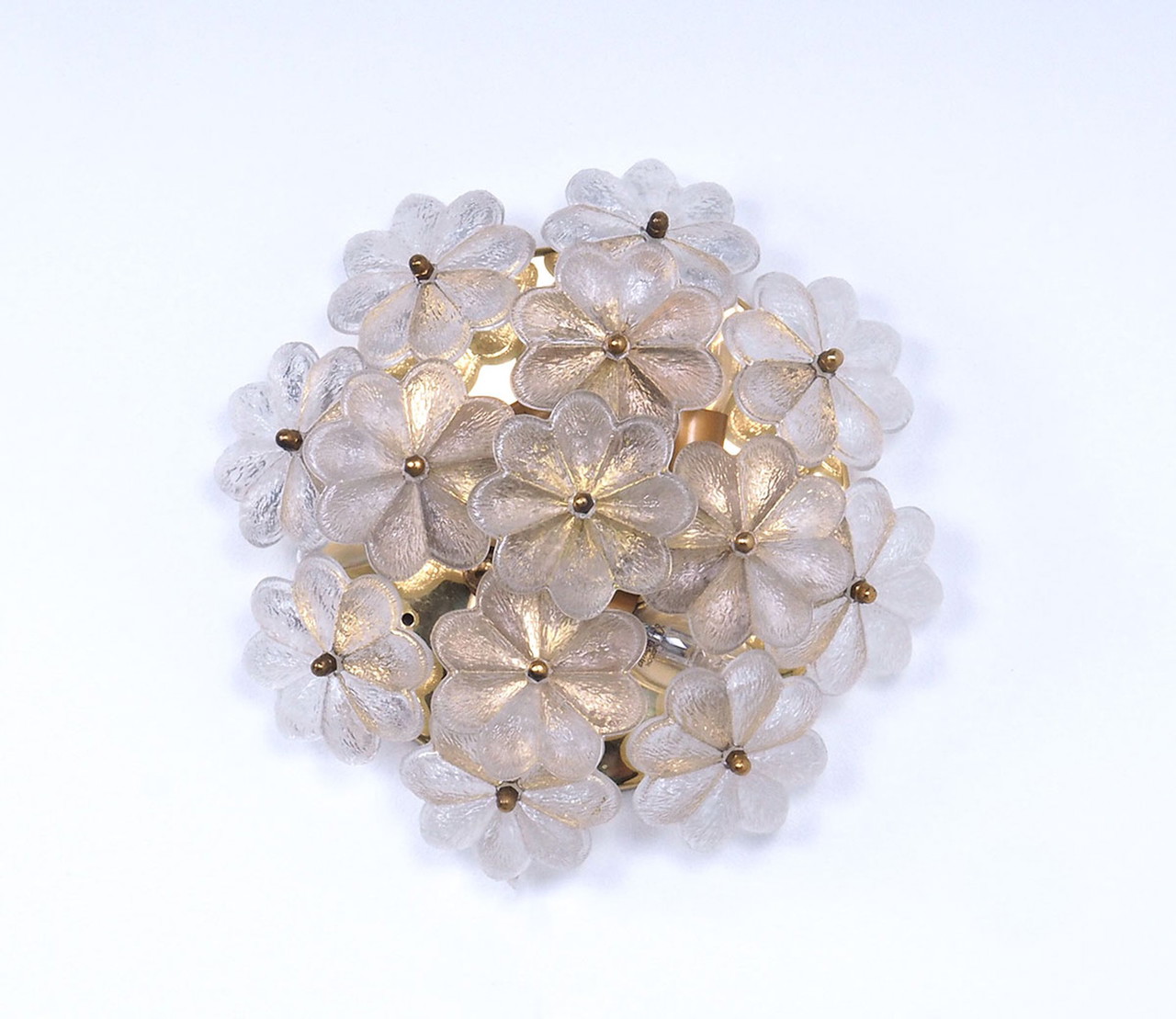 Ernst Palme kristallen bloemenlamp, 1970s | €995 | Whoppah