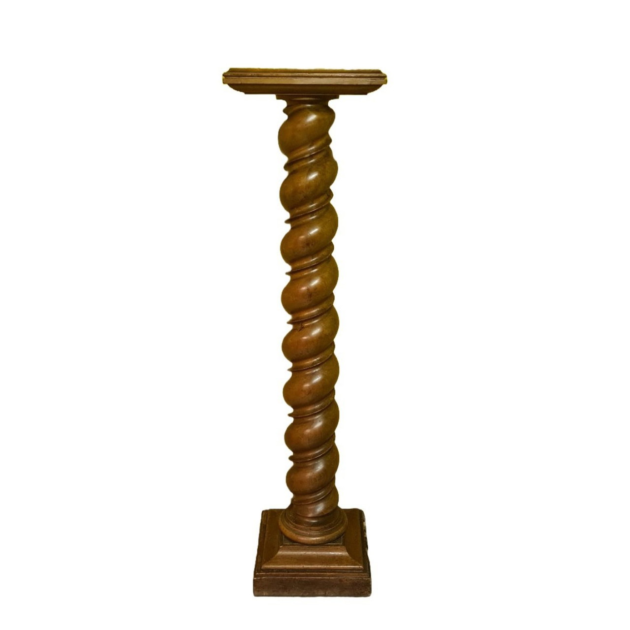 Grote Franse Notenhouten Getorste Pilaar Circa 1870 | €385 | Whoppah