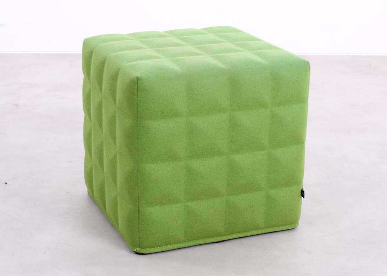Buzzispace BuzziCube 3D Solo poef groen | €175 | Whoppah