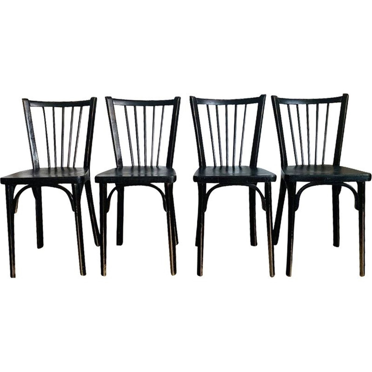 Set van 4 vintage Baumann stoelen model 153, 1950-1960 | €260 | Whoppah