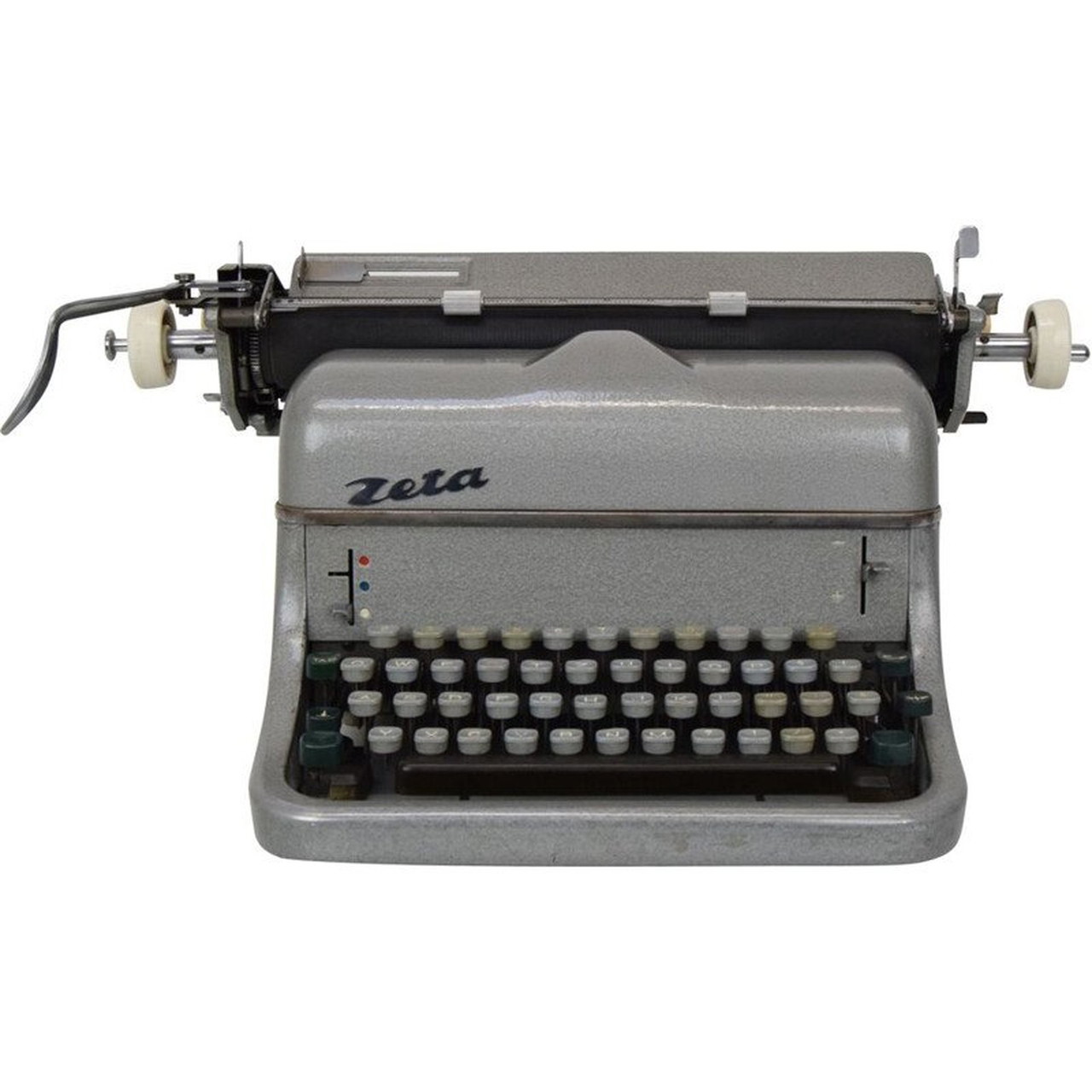 Vintage typemachine zeta in metaal, Tsjechië 1960 | €490 | Whoppah