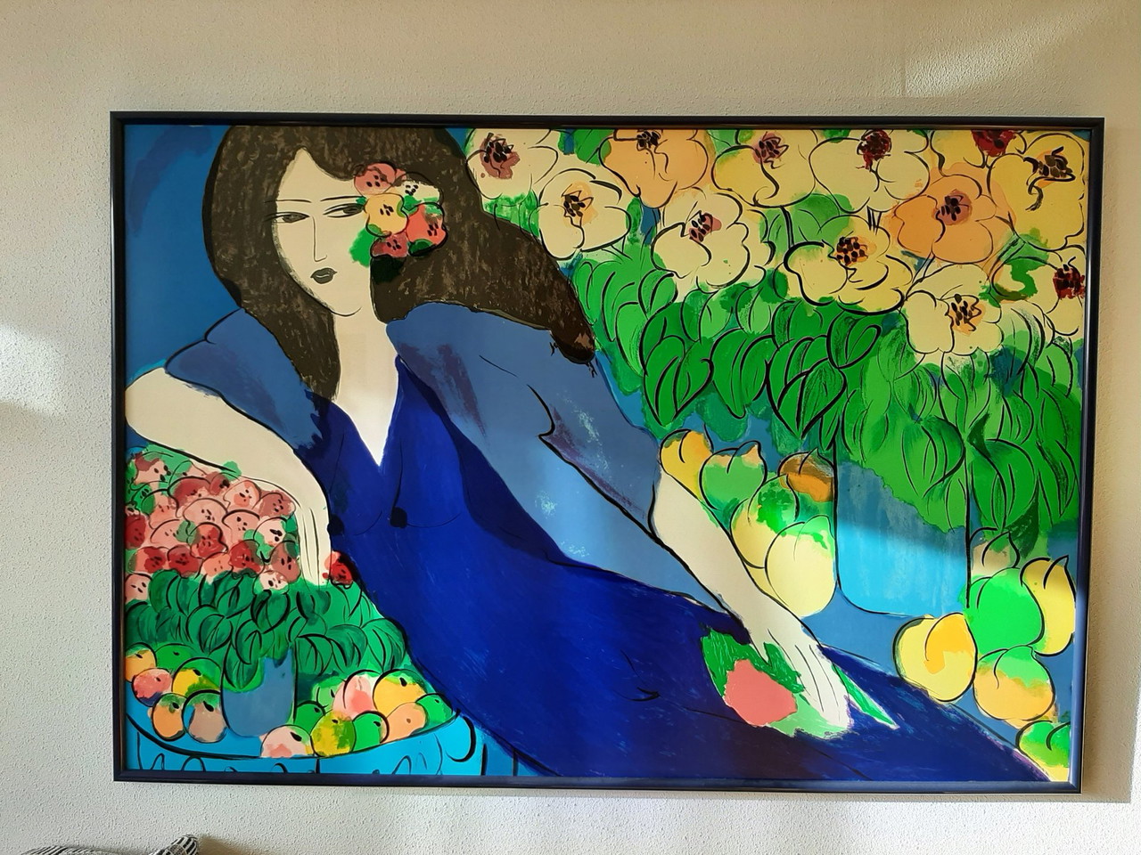 Walasse Ting Reproductie(?) Uit De Serie "Wilma Love" 155 Cm Breed X ...