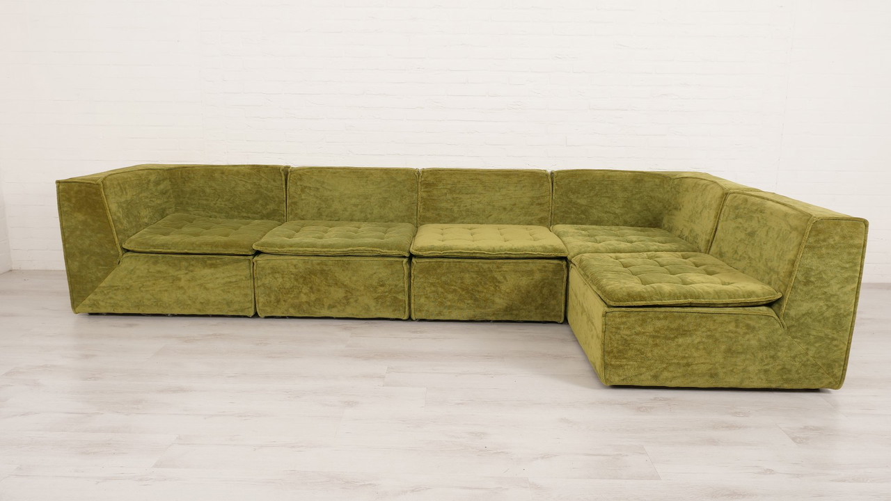 Vintage bankstel | Elementen bank | Modulair | Groen | €2,895 | Whoppah