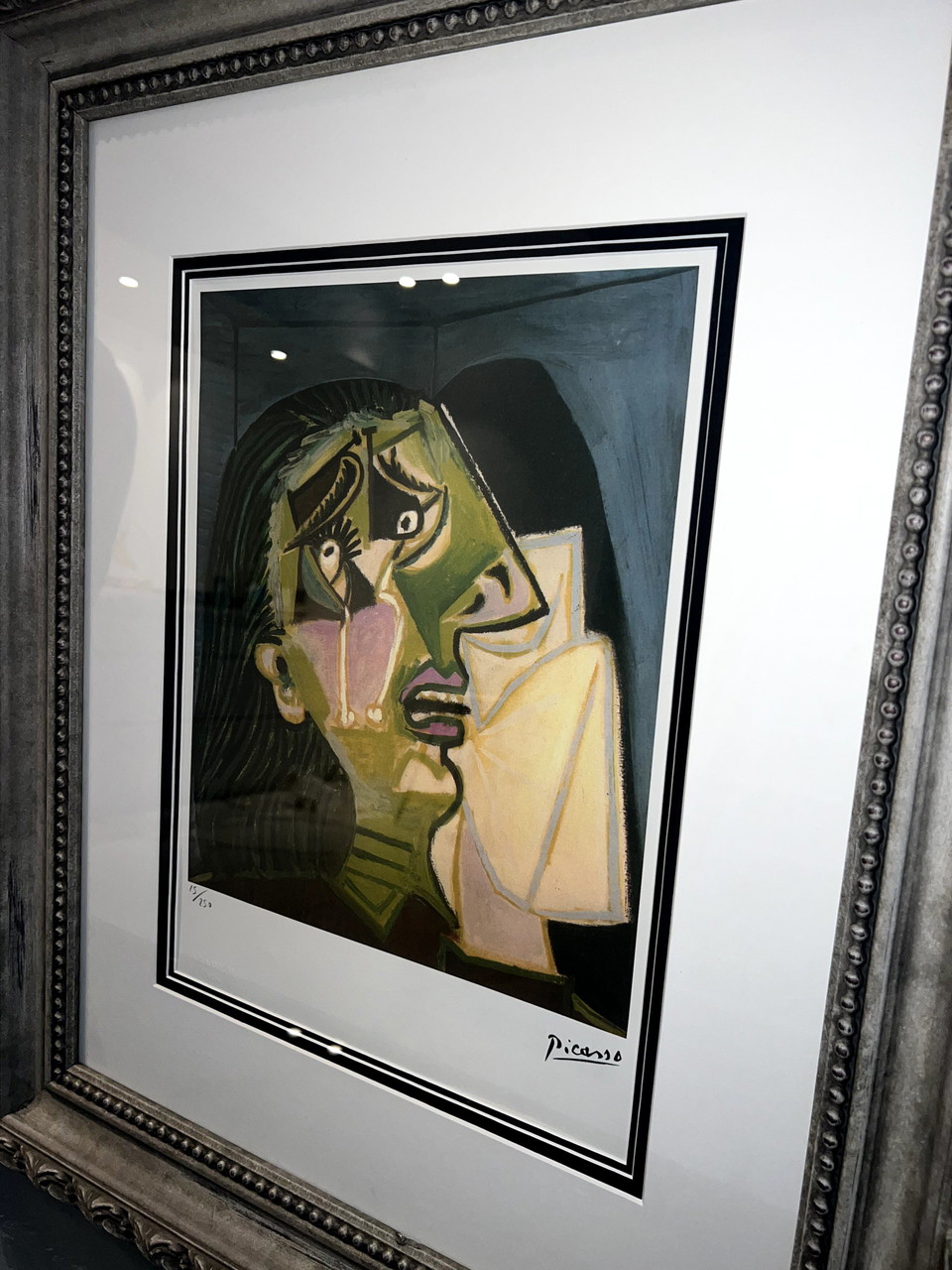 Picasso The Weeping Woman Weeping Woman Before A Wall 1937 Picasso