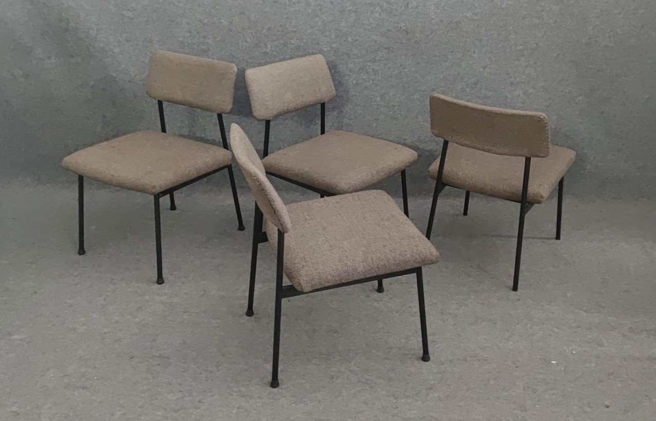 4× Mauser Stoelen Mid Century Modern Design Keukenstoel Keukenstoel 60s ...