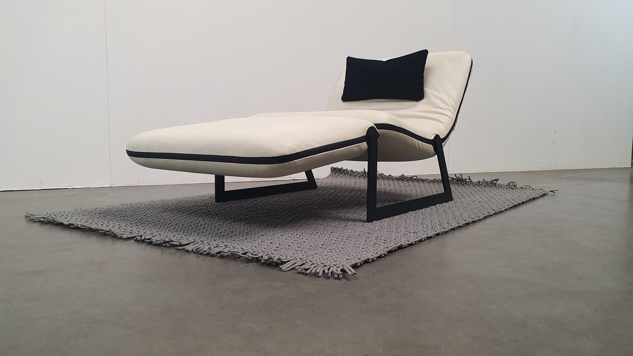 Busnelli Italy Tarcisio Colzani Leder Design Fauteuil Chaise Longue ...