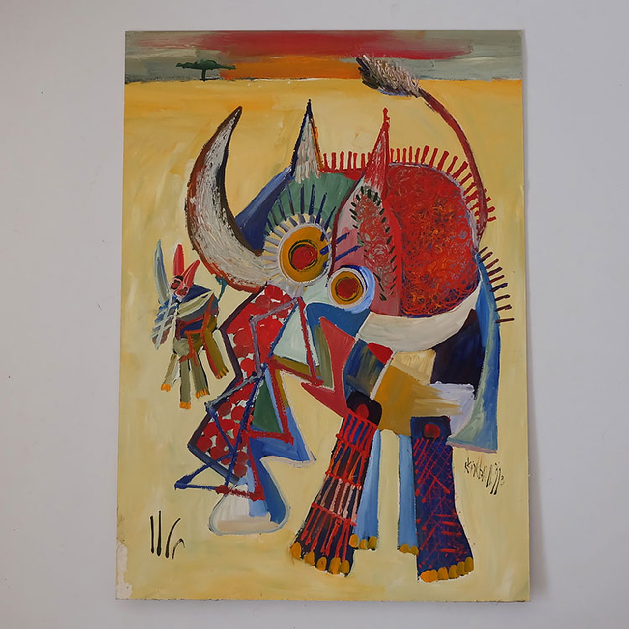 Henl Klinkhamer (1952-2019) - schilderij op karton | €550 | Whoppah
