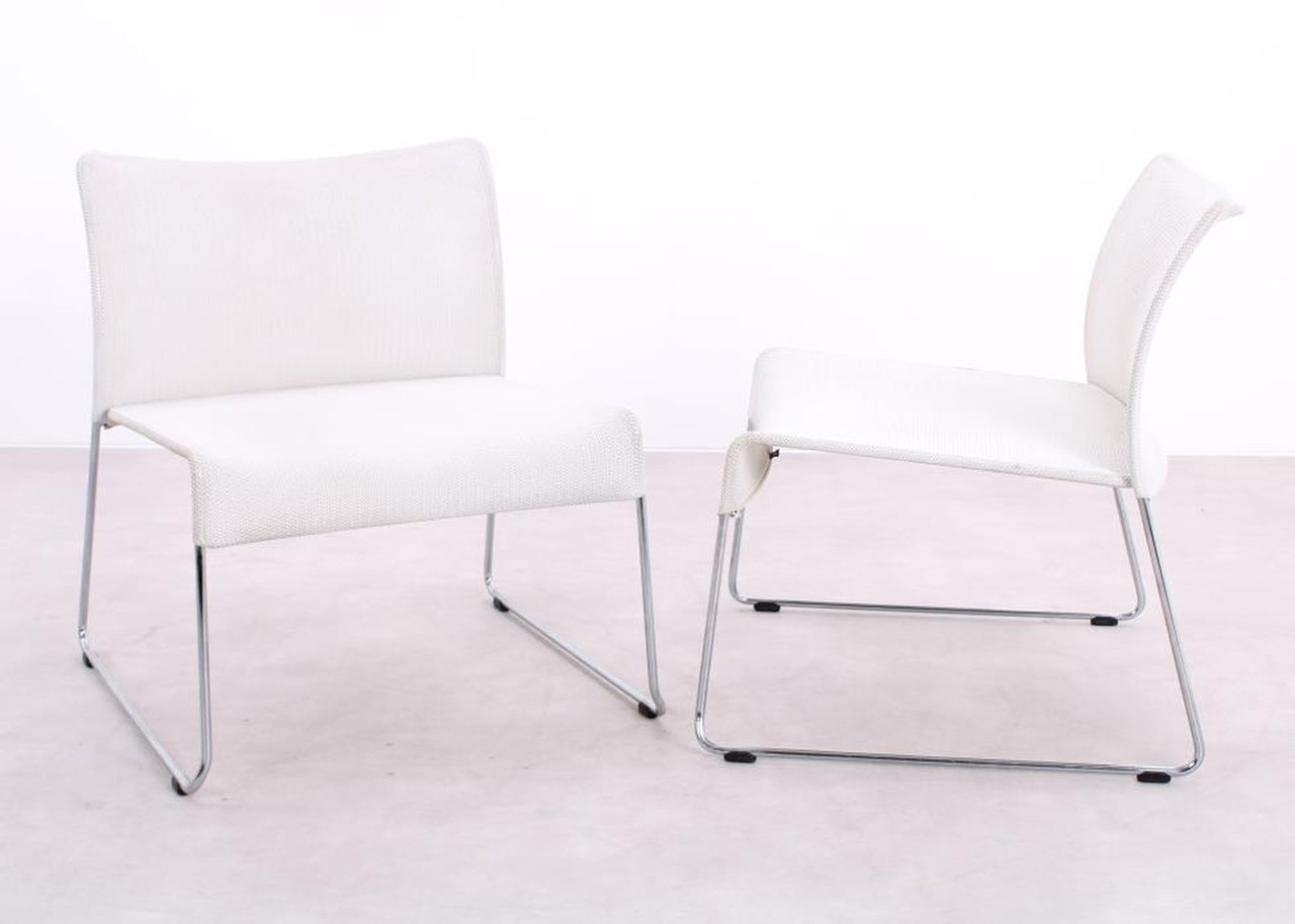 Vitra Soft Sim fauteuil wit | €410 | Whoppah