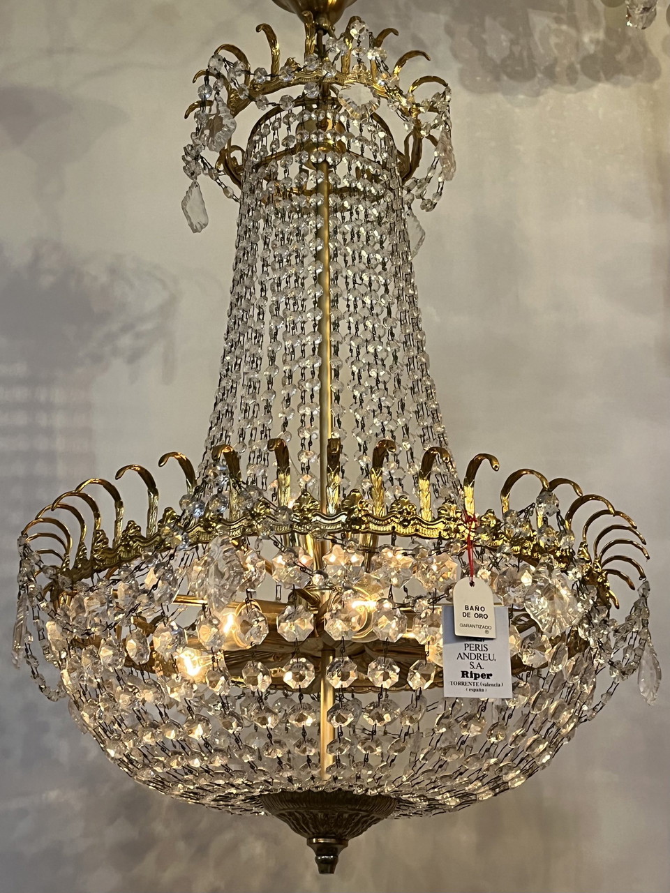 Peris Andreu design kroonluchter hanglamp XXL formaat | €495 | Whoppah
