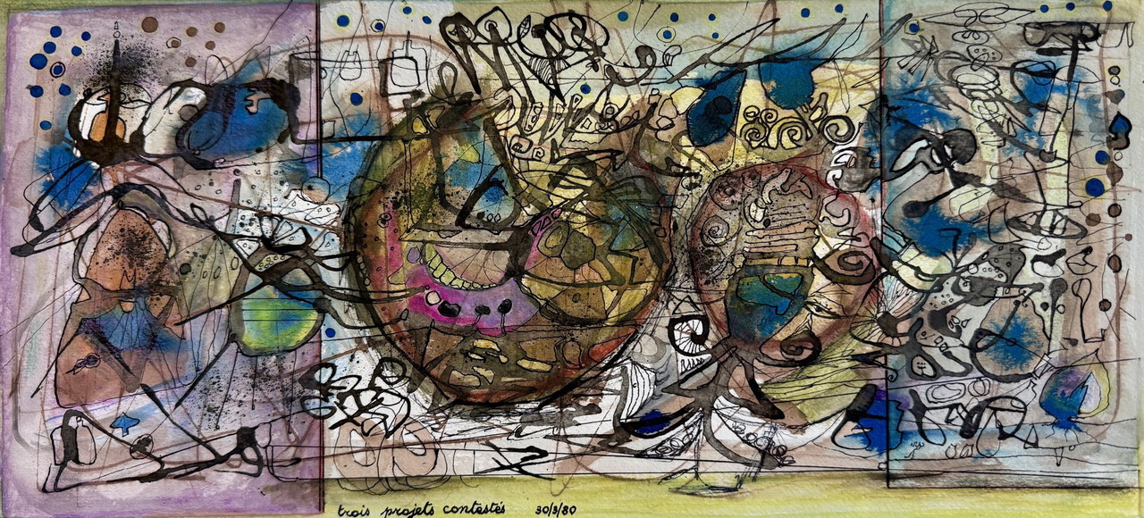 Hans Epp 1925-1985 Zeer fijn abstract kleurwerk | €80 | Whoppah