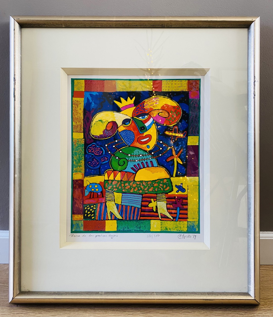 Clemens Briels - 'Reina de los Paises Bajos' zeefdruk (1999) 277/300 | €399 | Whoppah