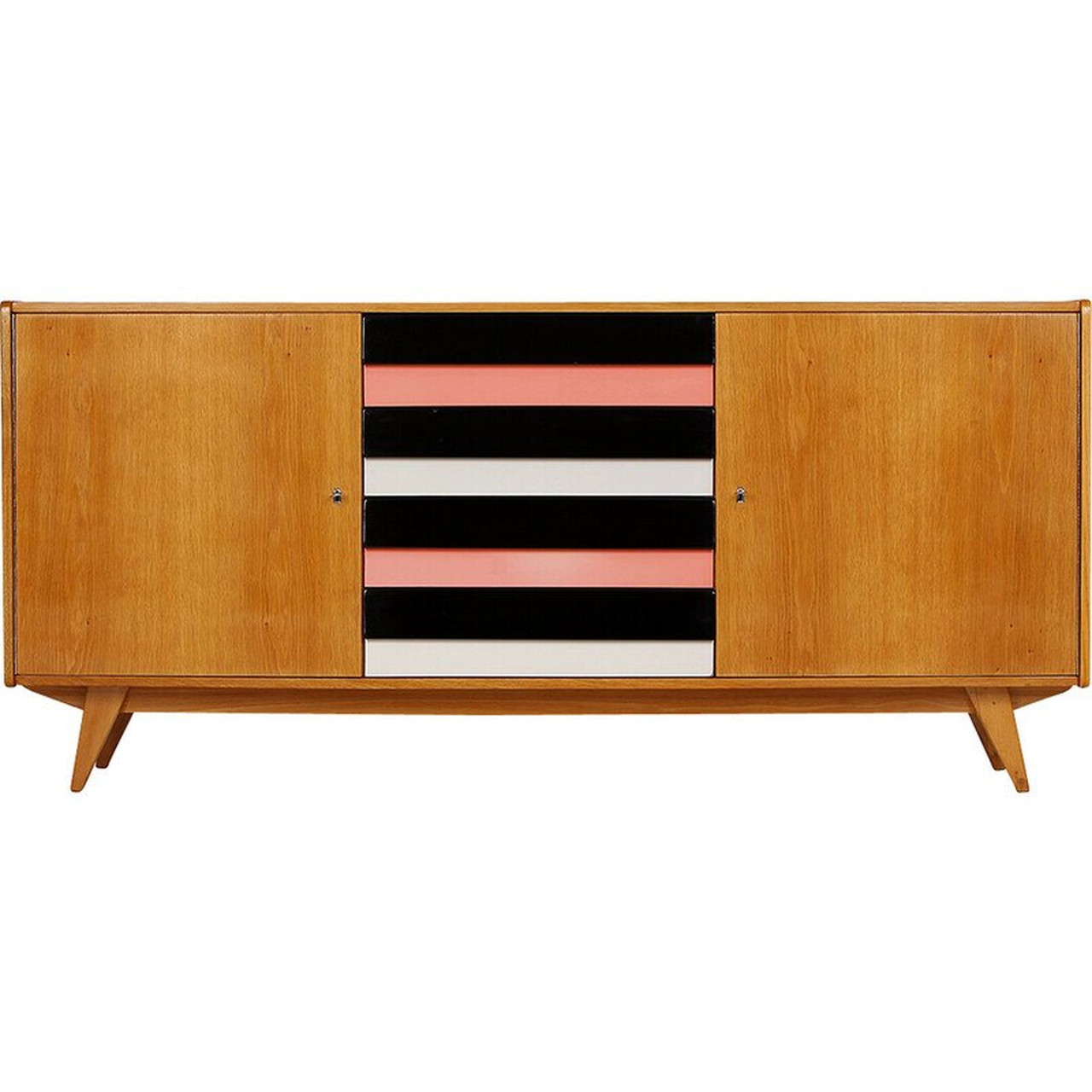 Vintage model U-460 dressoir van Jiri Jiroutek voor Interier Praha ...
