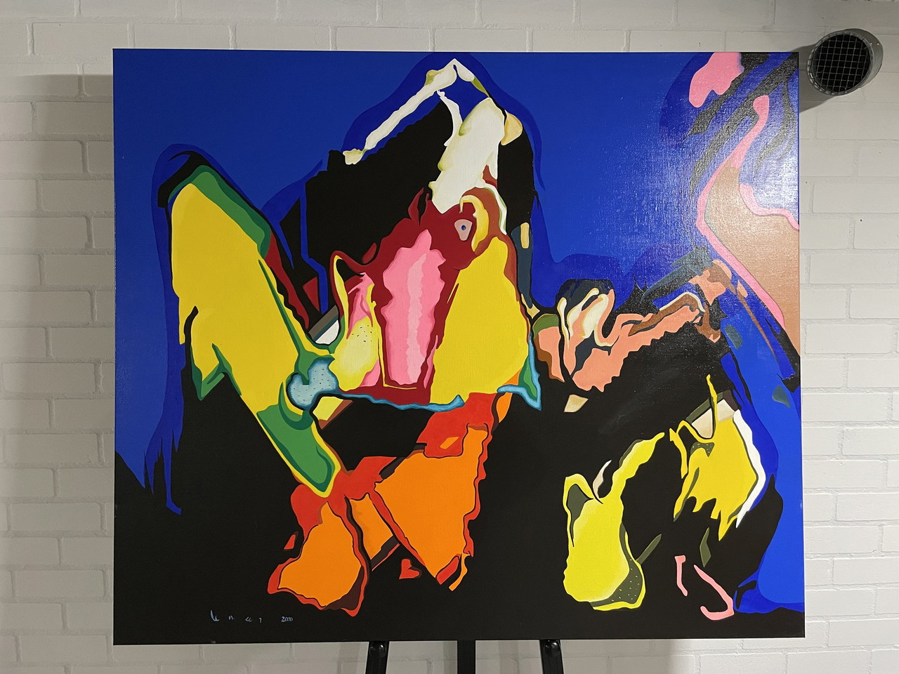 Frans Lemeer - Abstract painting | €675 | Whoppah