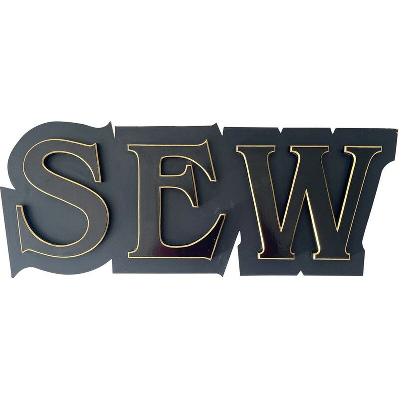 Vintage sewing sign letters in mdf | €85 | Whoppah