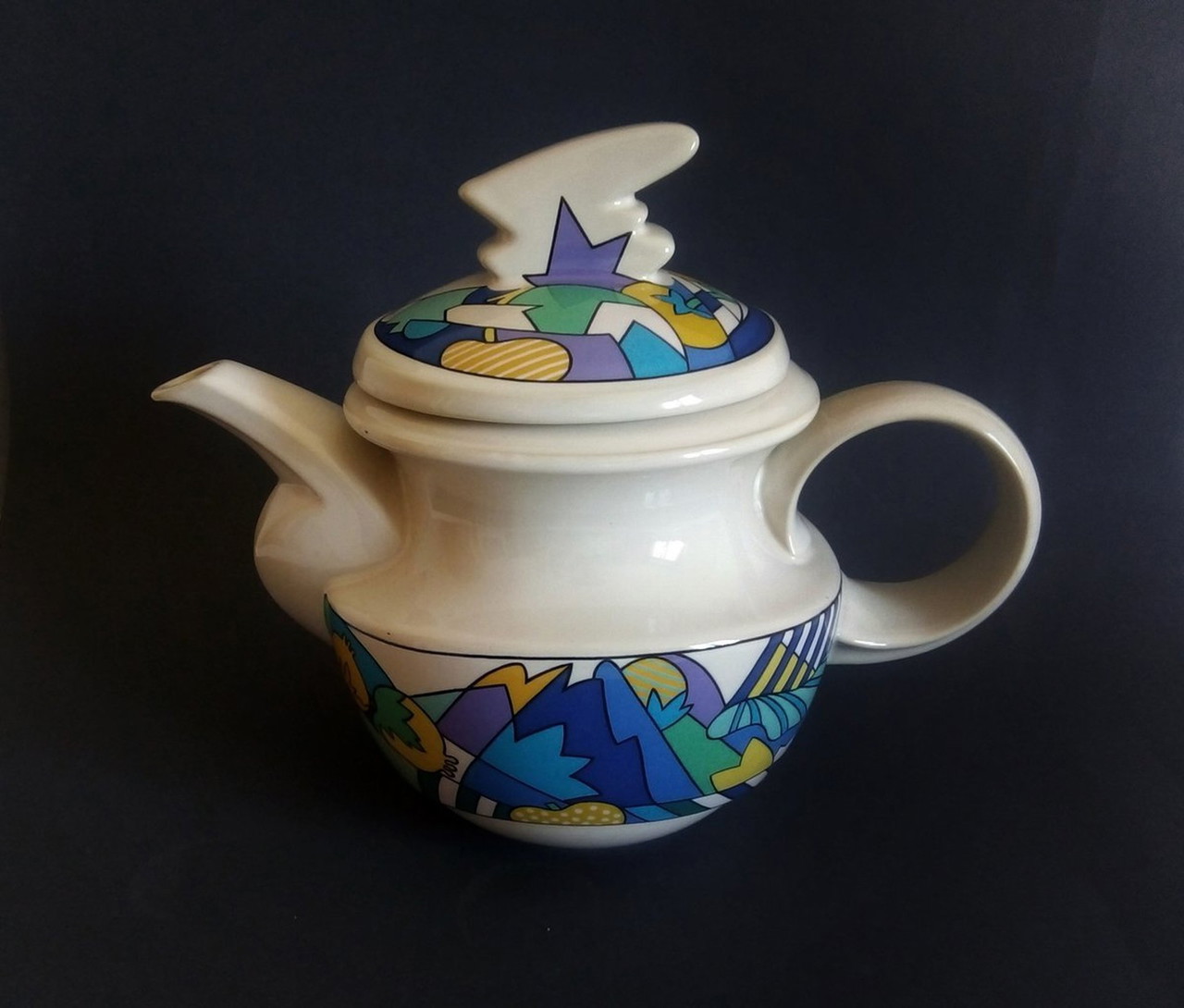 Dorothy Hafner Pop-Art/Postmodern Teapot Rosenthal Studio Line 1980'S ...