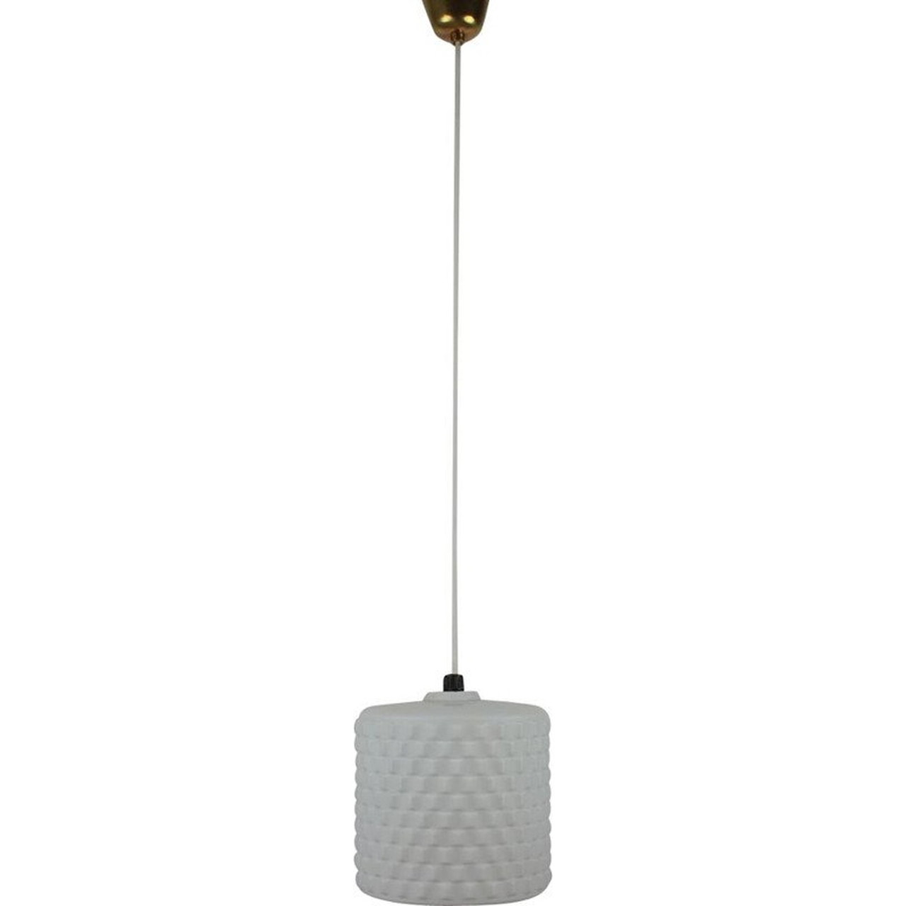 Vintage metal and glass suspension lamp, Czechoslovakia 1969 | €220 ...