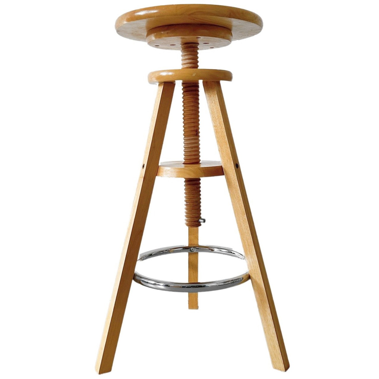 Vintage adjustable potter's stool clear wood | €169 | Whoppah
