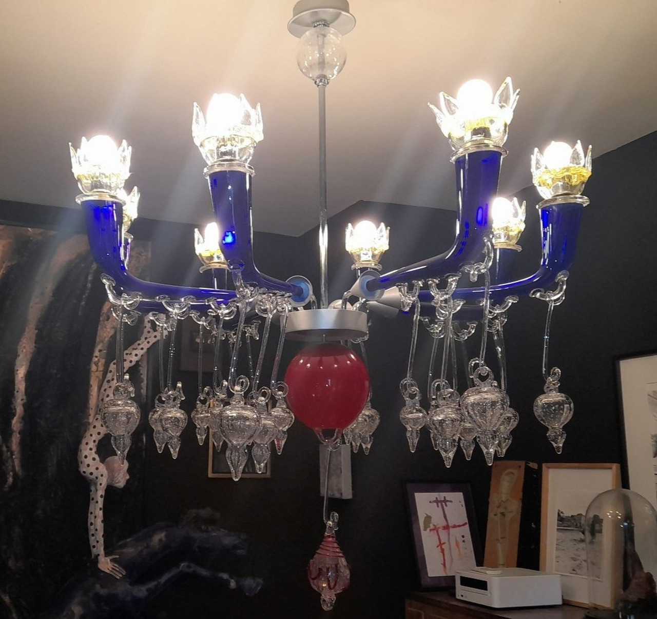 Luigi Serafini Chandelier By Tersite Milano Venezia Artemide | €4,350 ...