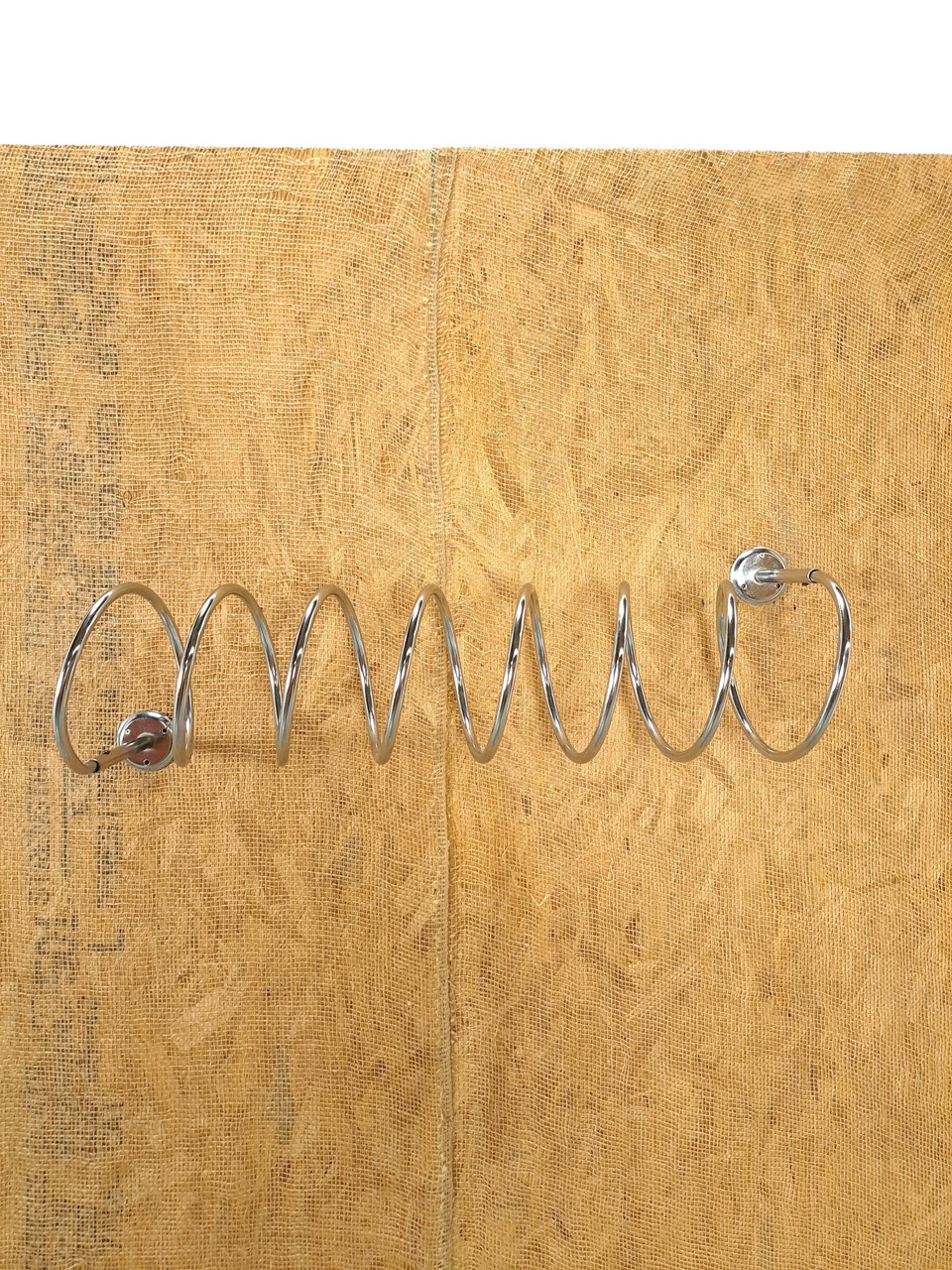 Chrome Spiral Coat Rack No. 10 Vintage Wall Coat Rack | €182 | Whoppah