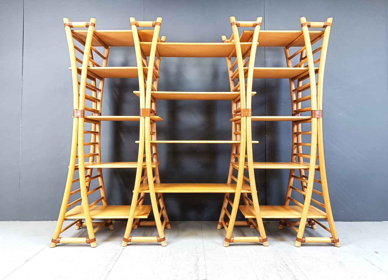 Vintage Bamboo Wall Unit, 1970S | €1,500 | Whoppah