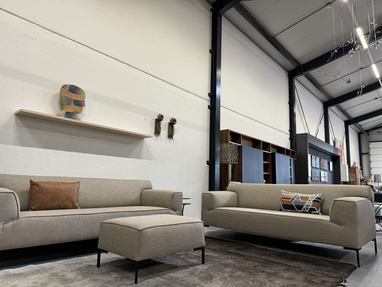 Design on Stock Bloq sofa set with footstool Senna Grey | €3,899 | Whoppah