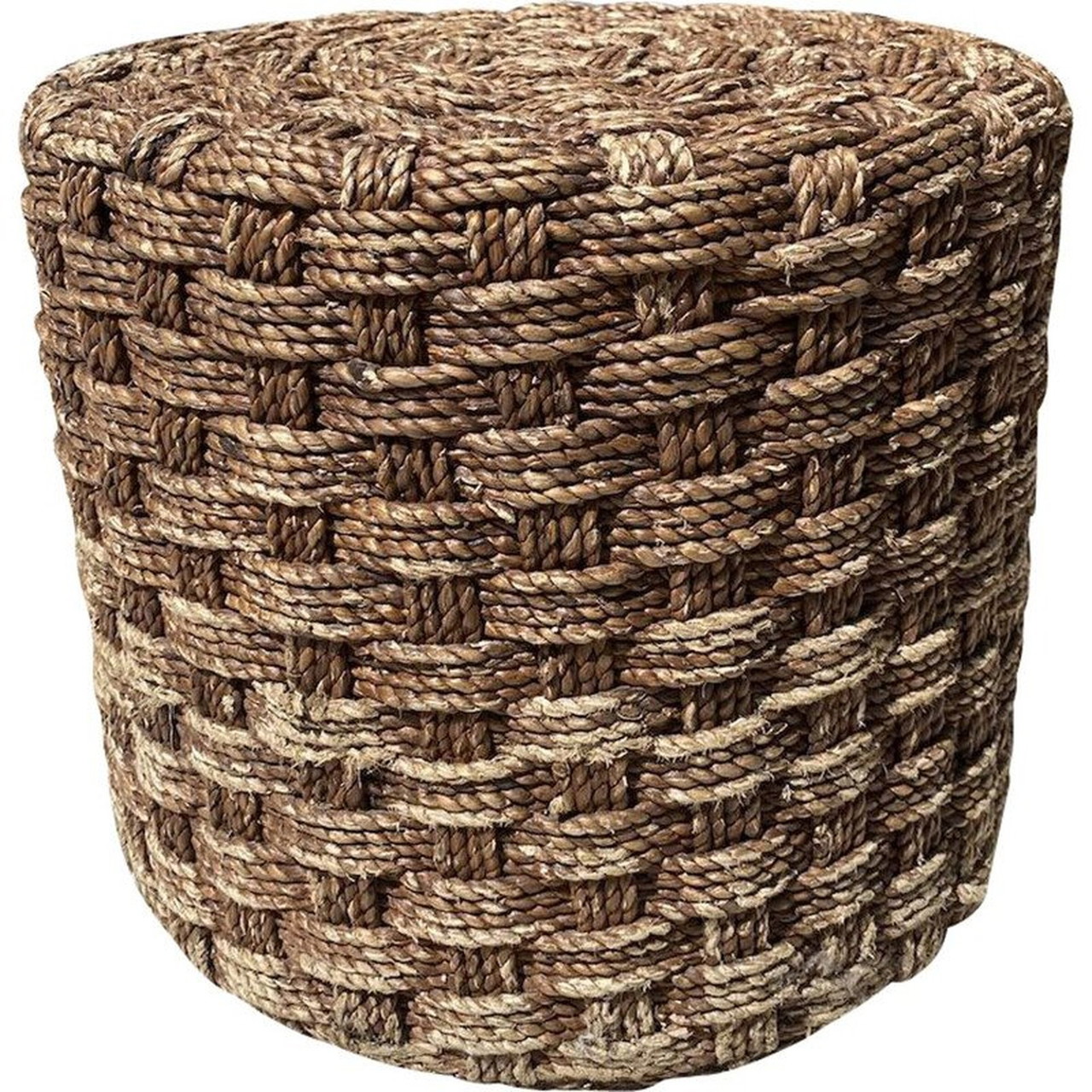 Vintage woven code pouffe 1970s | €350 | Whoppah