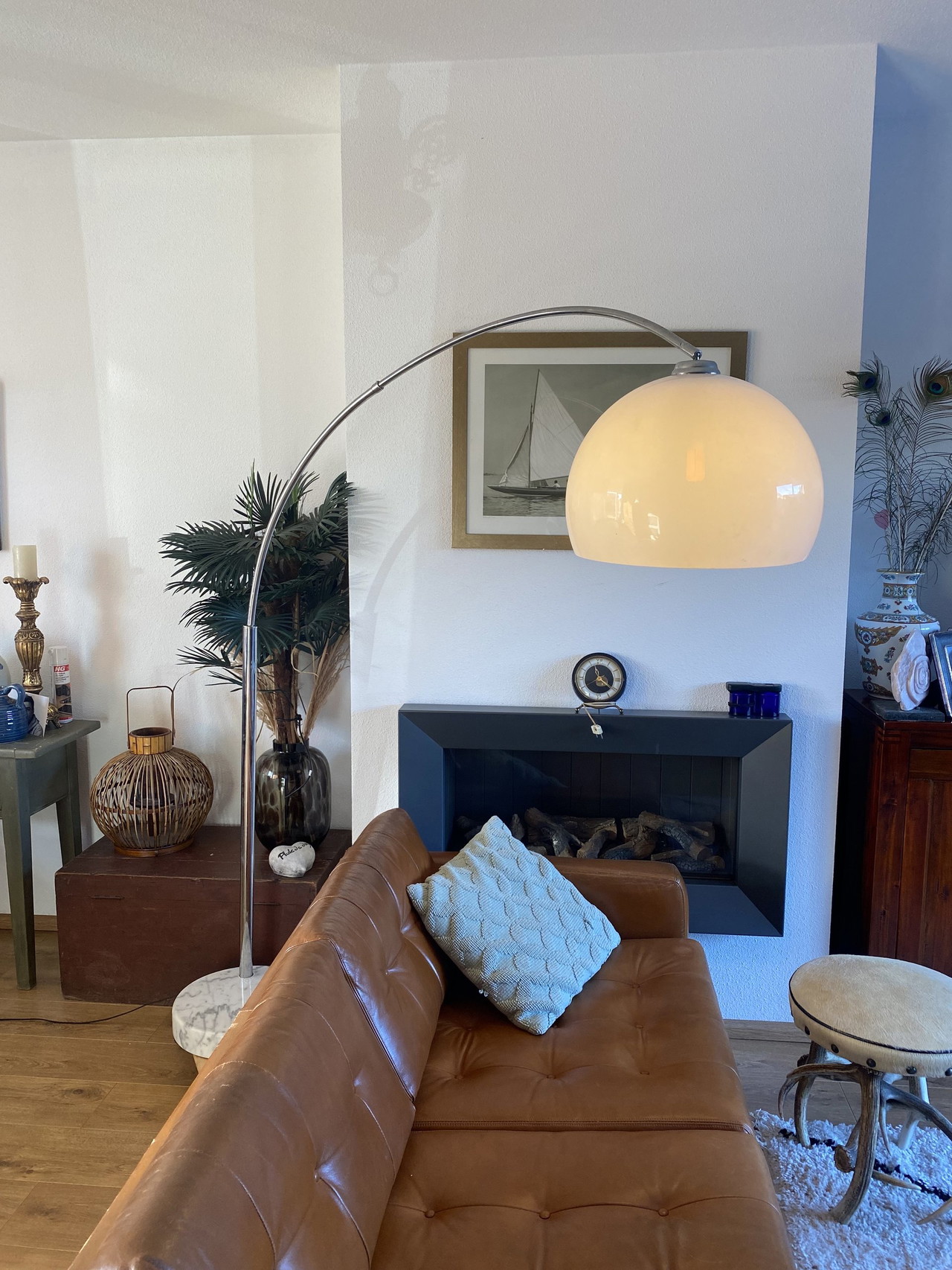 Vintage arc lamp marble base | €195 | Whoppah