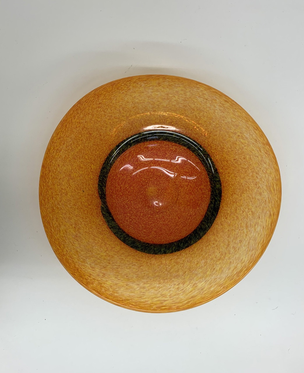 Orange Glass Design Fruit Bowl , 1990'S | €125 | Whoppah