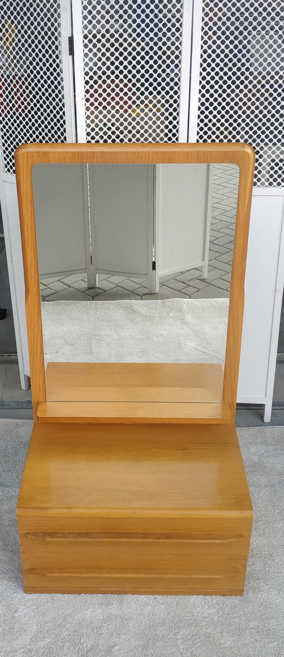 Oak 50s/60s Low Dressing Table Drawer Furniture | €200 | Whoppah