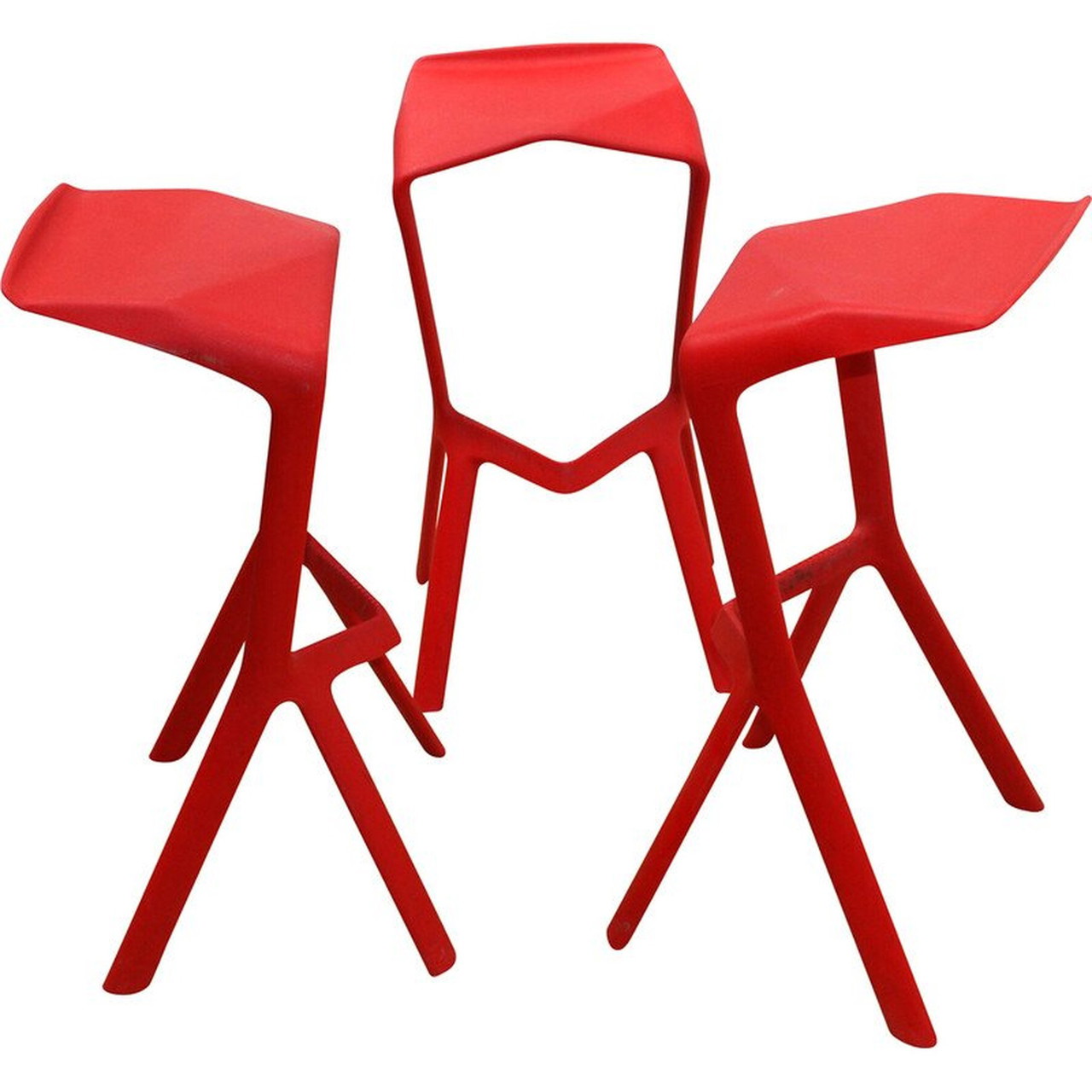 Set of 3 vintage Miura Prank stools in polypropylene by Konstantin ...