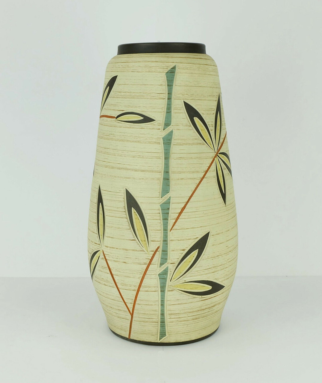 floorvase josef duck decora 1950s model 49/40 scraffito decor | €169 ...
