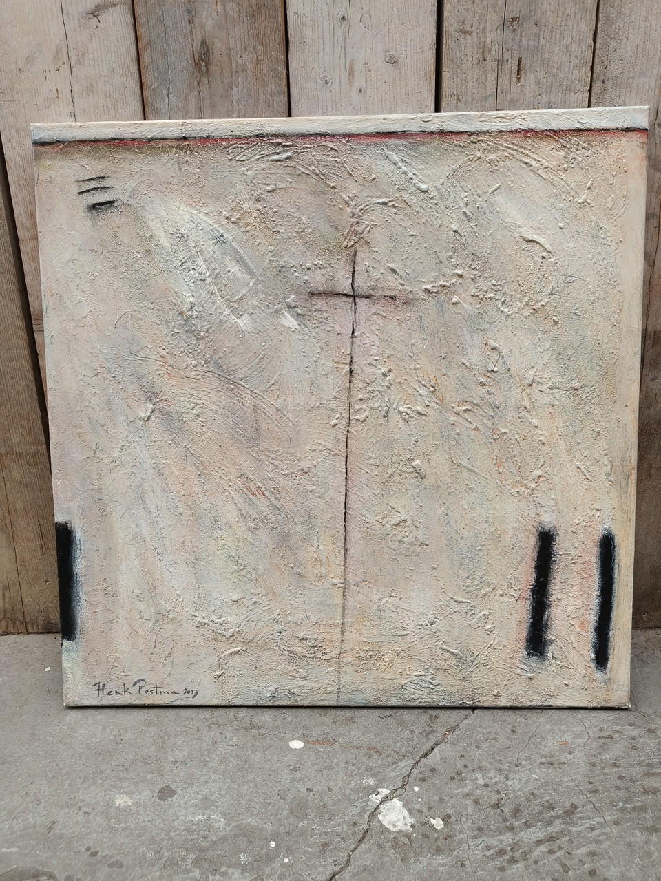 Henk Postma abstract painting | €185 | Whoppah