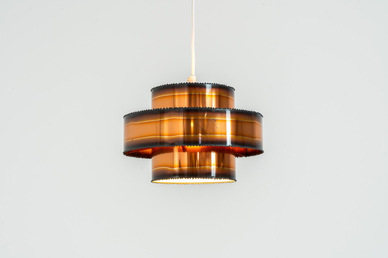 Brutalist burt copper pendulum by Sven Aage Holm Sørensen (Denmark ...