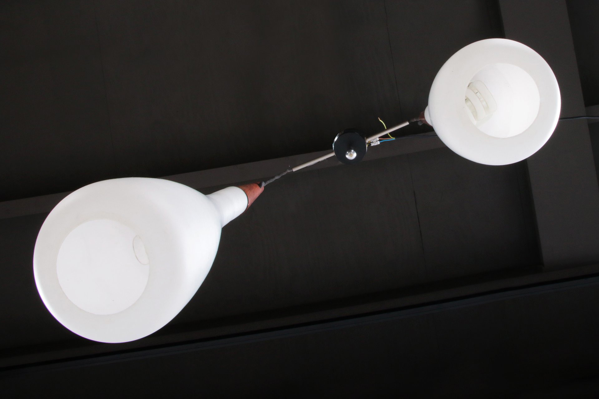 Swedish Drop Pendant Lamp by Uno & Östen Kristiansson for Luxus, 1950 ...