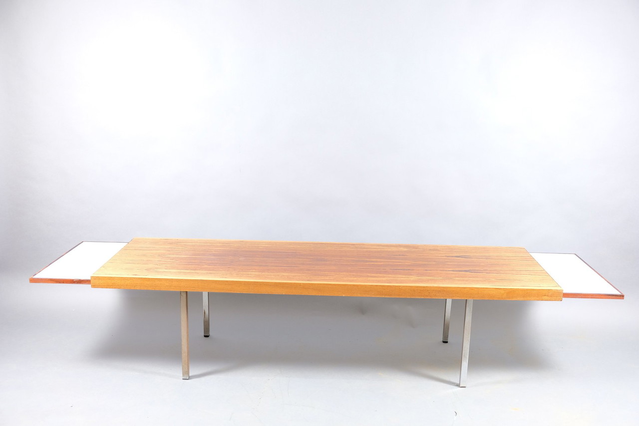 German vintage coffee table with extendable white ceramic blades | €850 ...