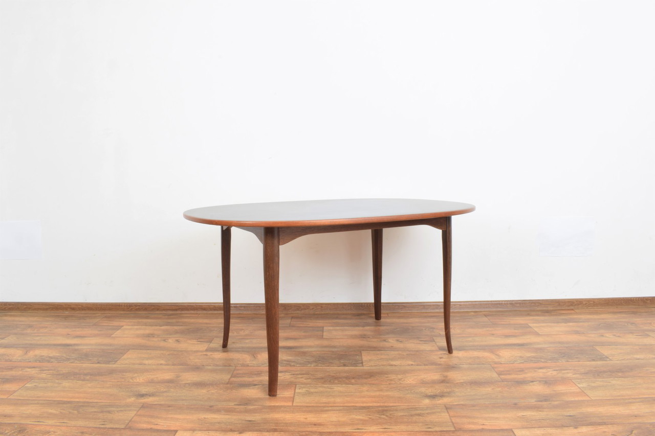 Mid-Century Swedish Teak Table Model „Ovalen” By Carlm Malmsten For ...