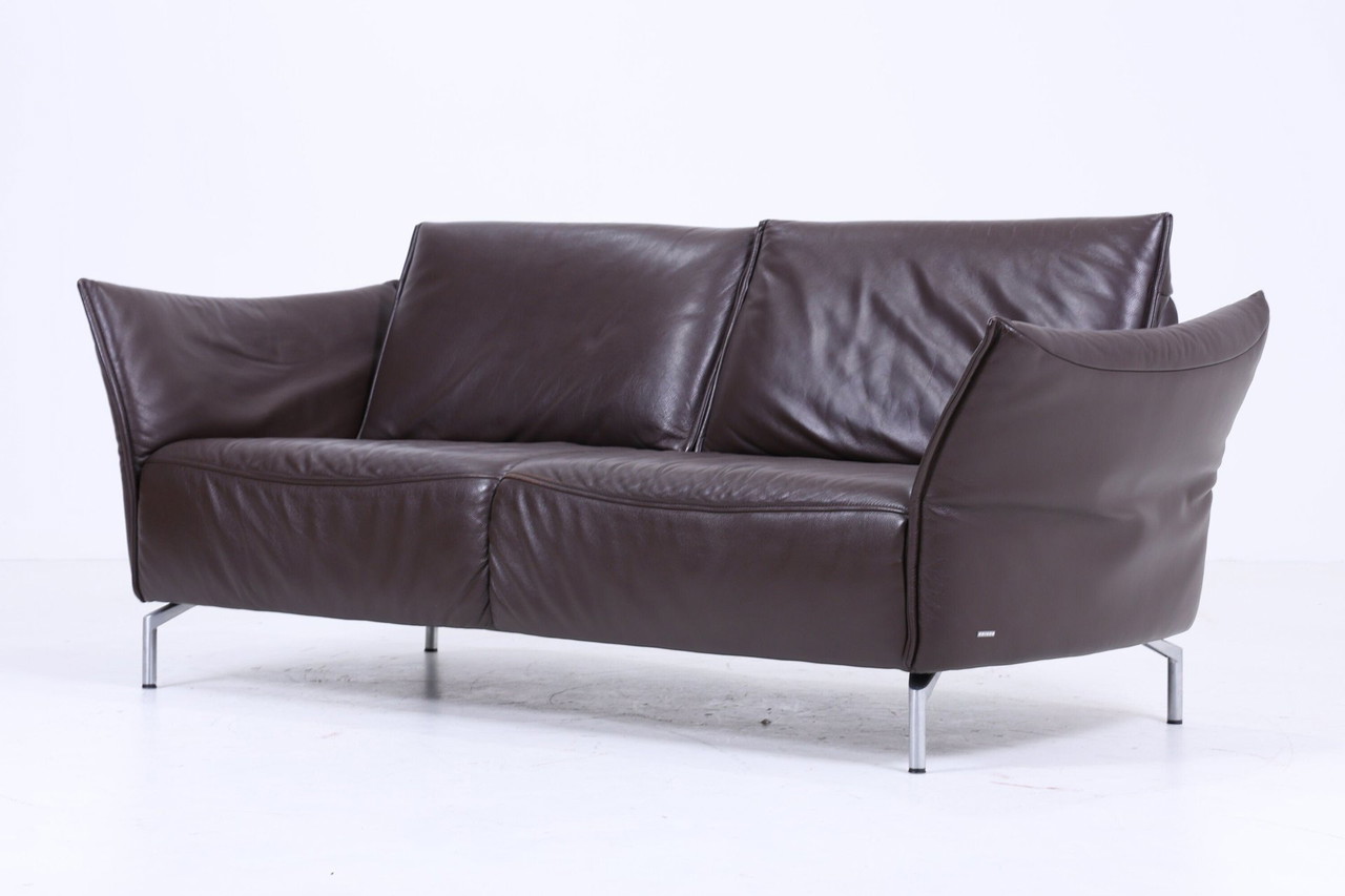 Koinor Designer Sofa - Leather Couch Koinor Vanda C 2,5 - 3 Seater Dark ...