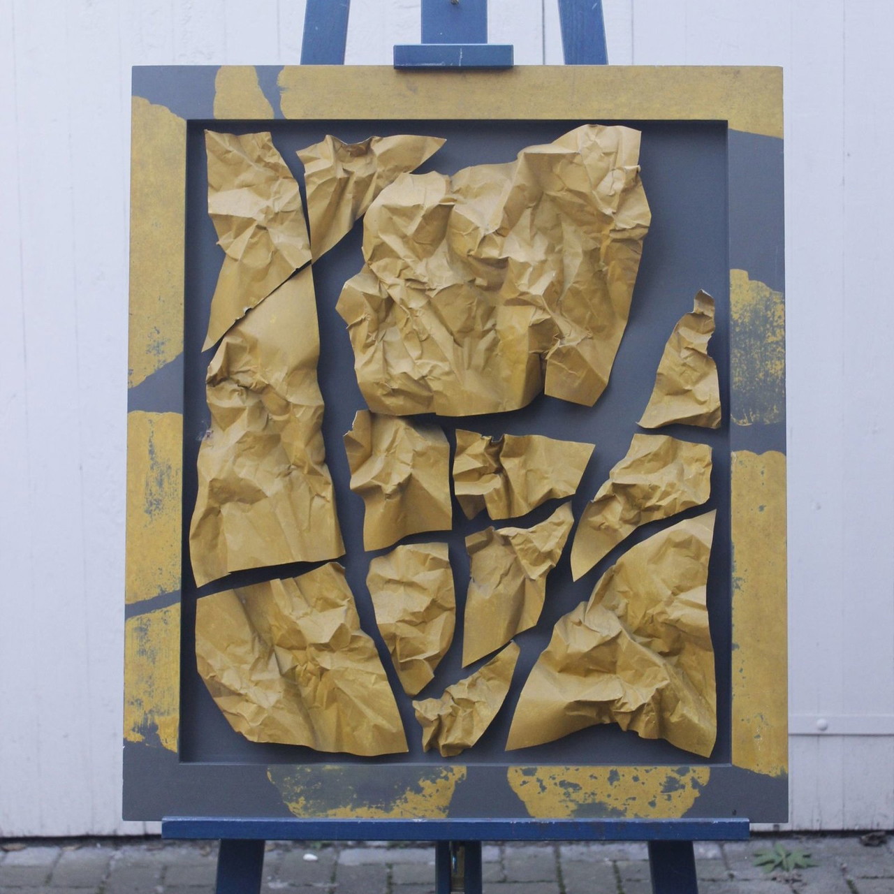 Antoine Graff (1937) - Technique Mixte Froissé Strasbourg, France Circa ...