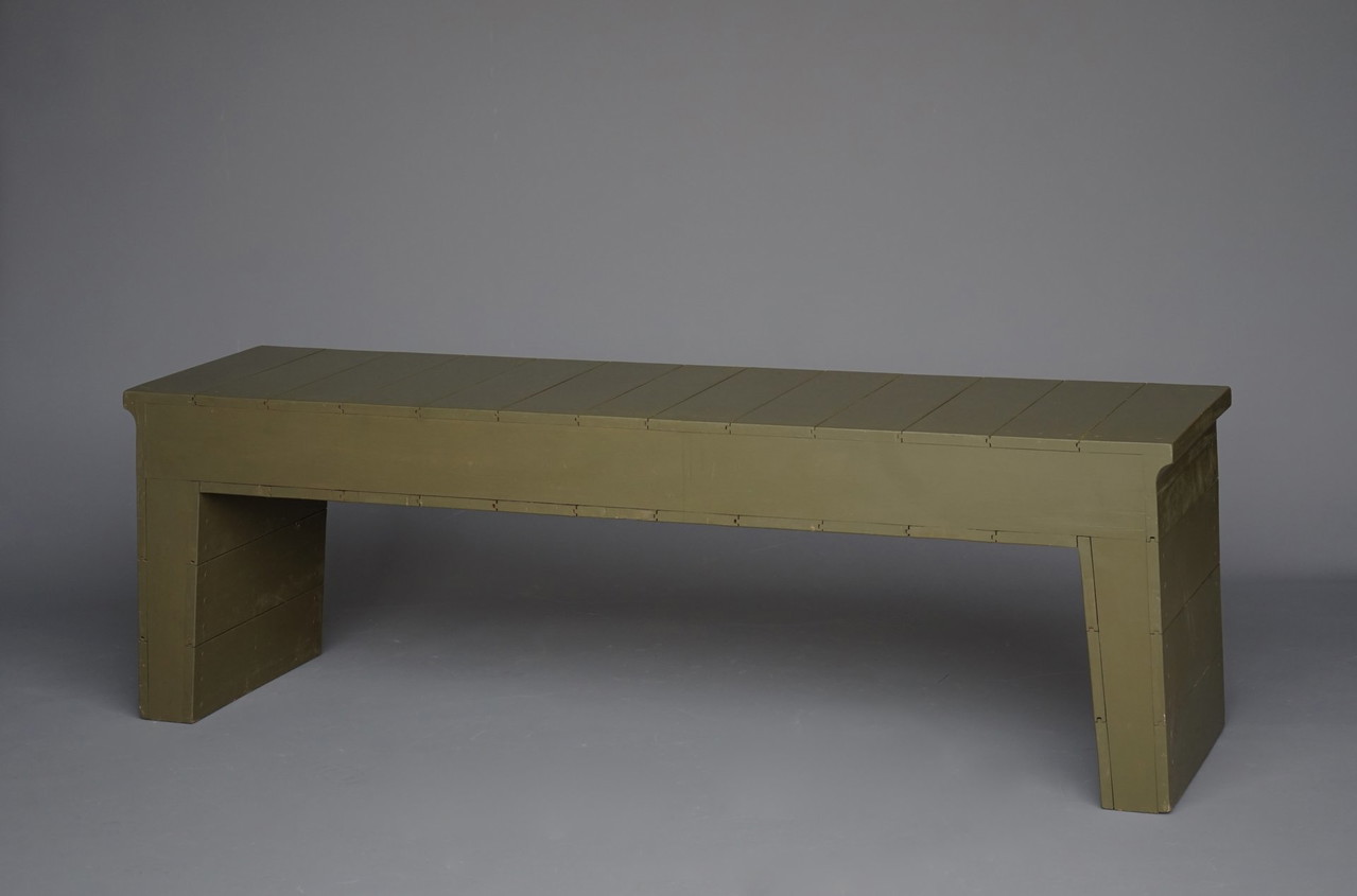 Dutch mid-century church bench by Jan de Jong | €5,700 | Whoppah