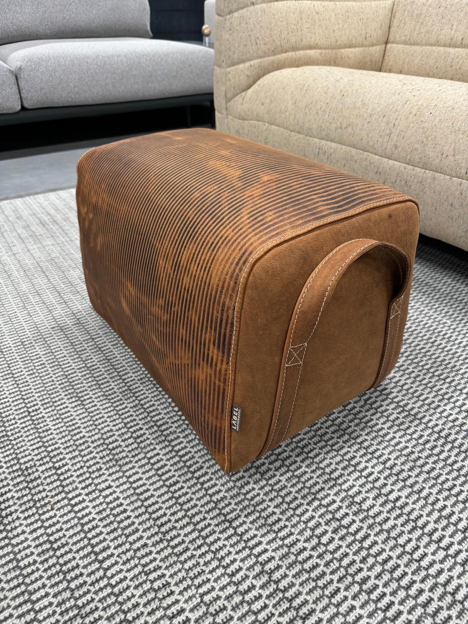 Yak Ribbel Label Gin Pouffe | €699 | Whoppah