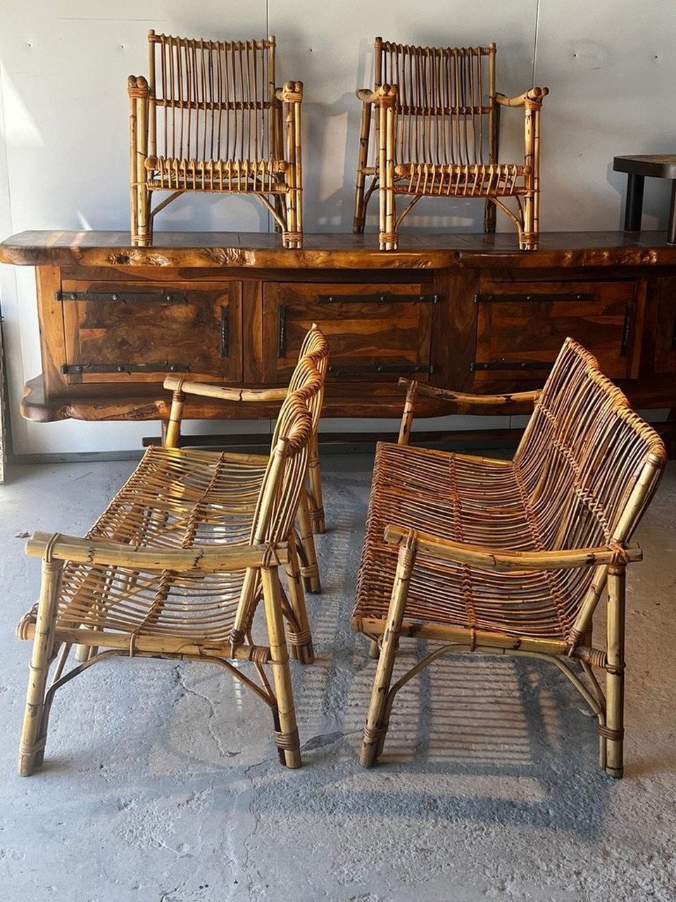 Vintage bamboo furniture store