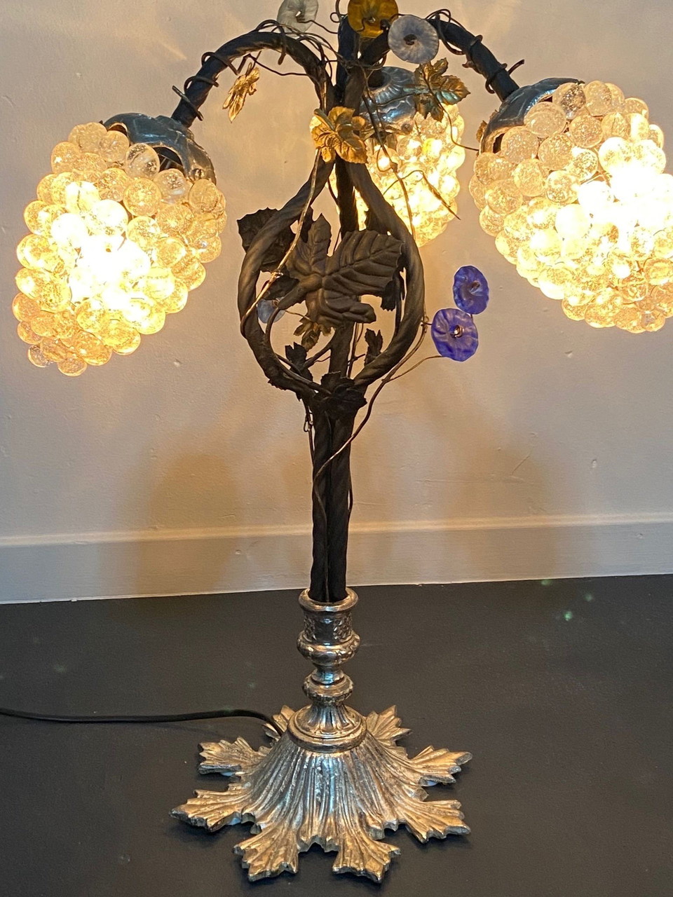Grape cluster table lamp store